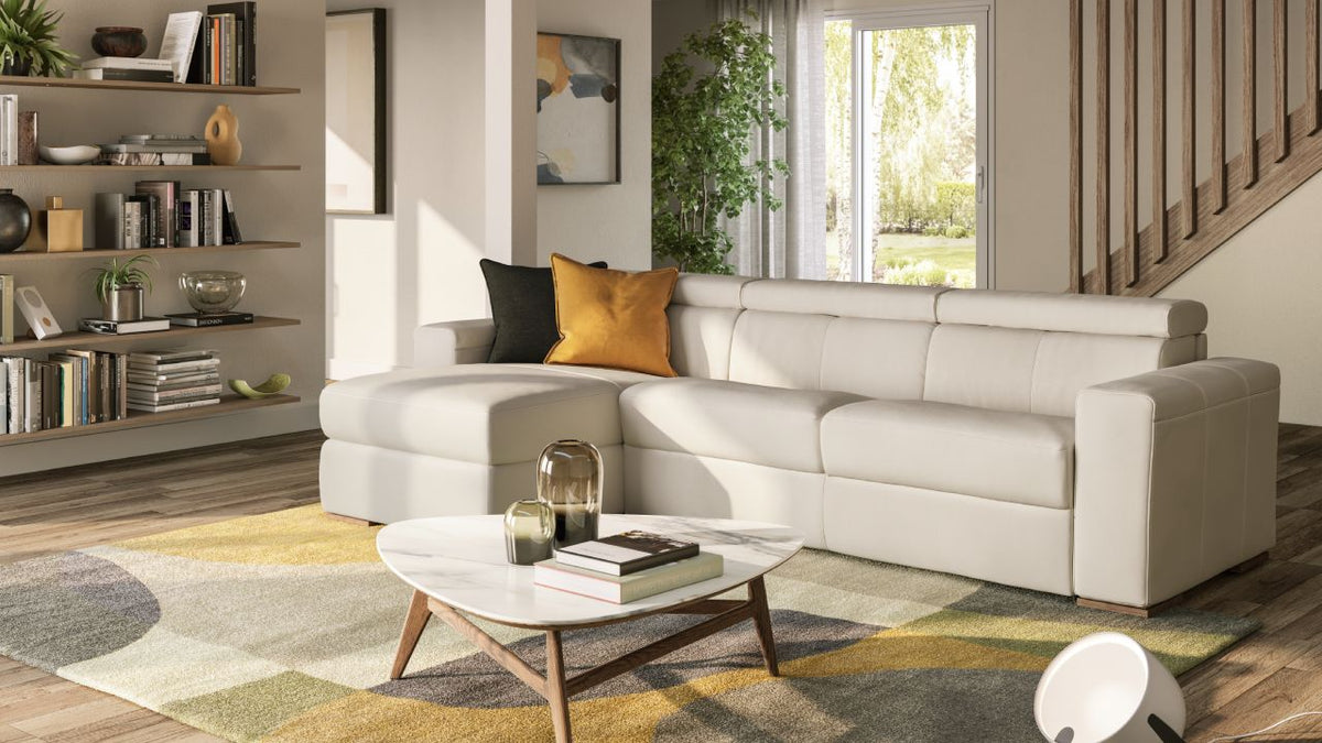 Sofá PIACEVOLE c/ chaise longue Drt. – Interforma